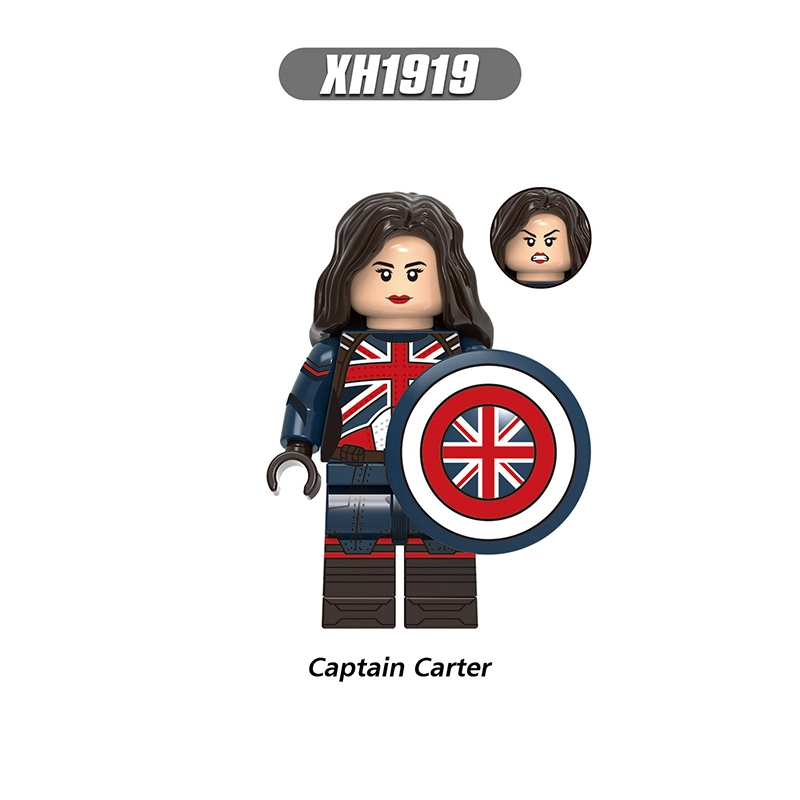 X0338 Marvel Super Heroes Minifigs Captain Marvel Building Blocks ...