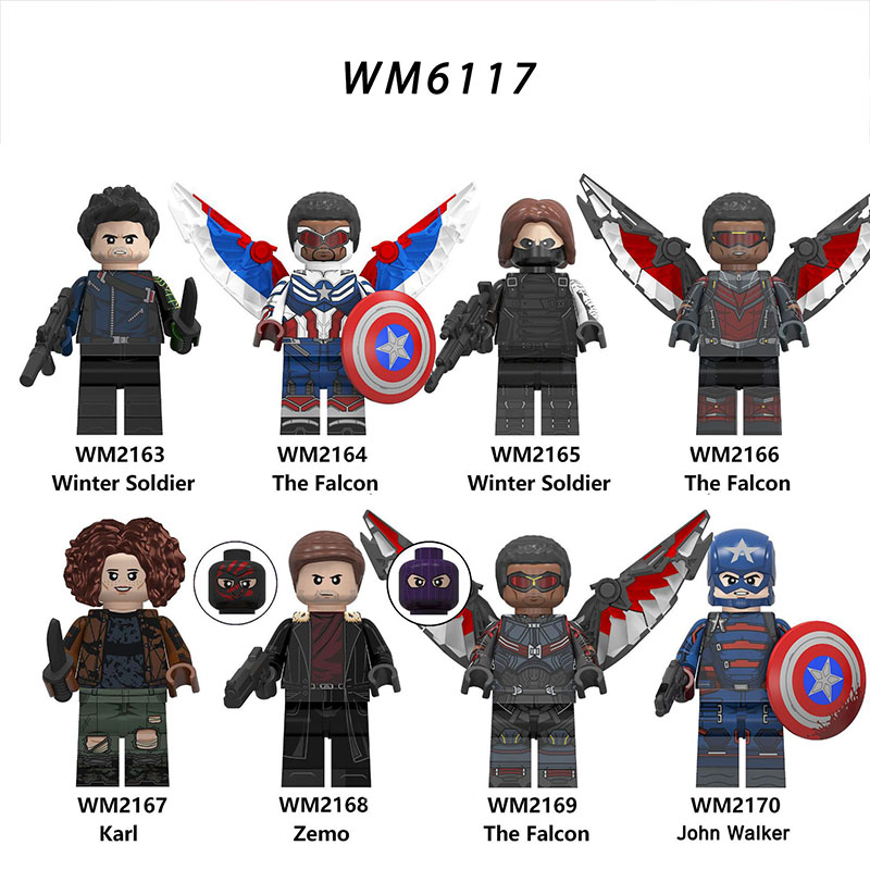 WM6117 Marvel MinifiguresBuilding Blocks Figures Bricks Toys
