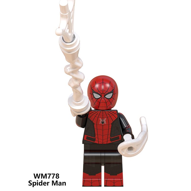 WM6071 Super Heroes Minifigures Spider Man Building Blocks Bricks Toys