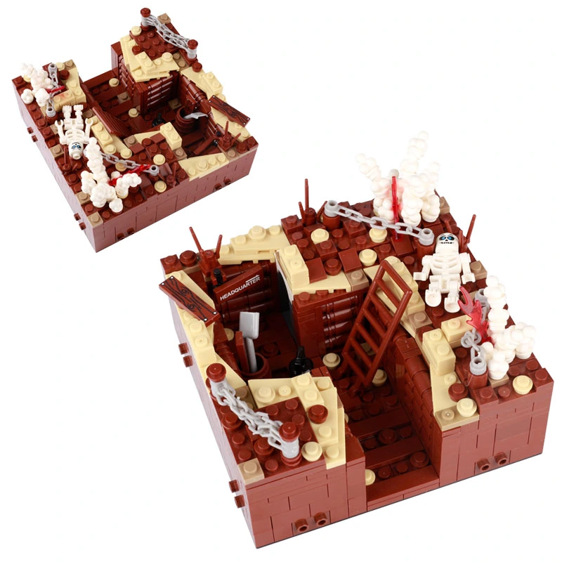 Brickpandatoys| WW2 MilitaryTrench Building Blocks