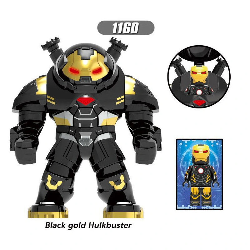 MK37 MK39 Marvel Super Heroes Series Minifigures Hulkbuster Building ...