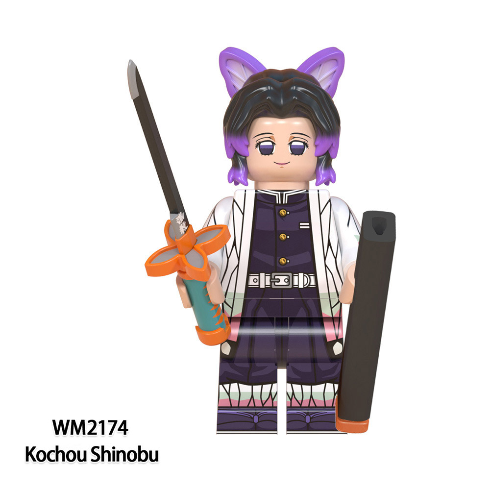 WM6116 Demon Slayer Minifigures Building Blocks Kamado Tanjirou Nezuko ...