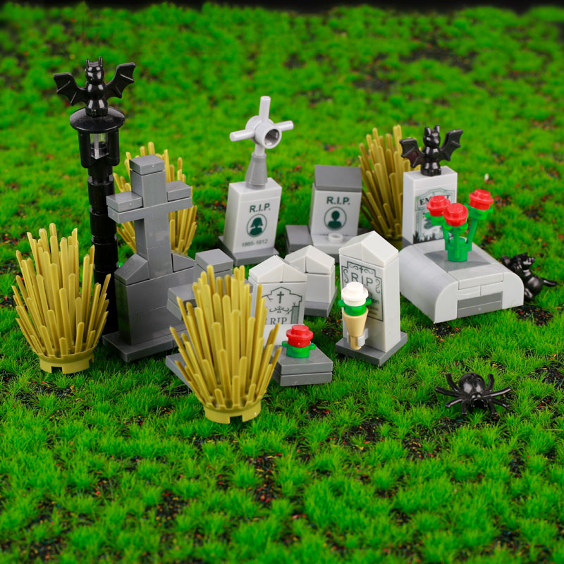 Halloween Cemetery Ghost Vampire Pumpkin Minifigures Building Blocks ...