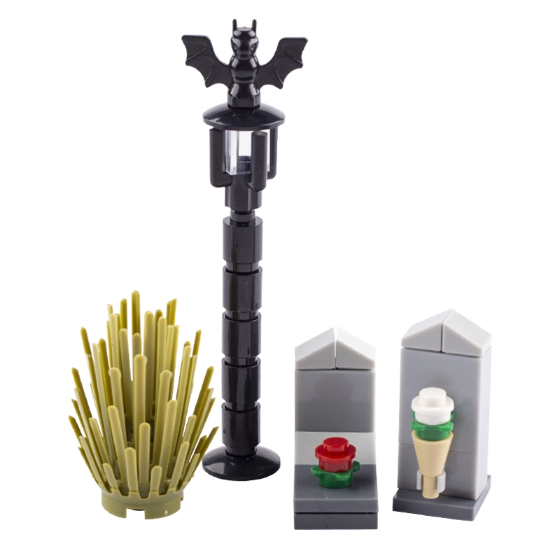 MOC Halloween Cemetery Minifigs Building Blocks Ghost Vampire Pumpkin ...