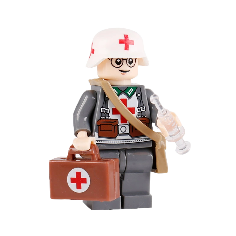 Germany WW2 Military Medic Soldier Minifigs Building Blocks Army Weapon ...