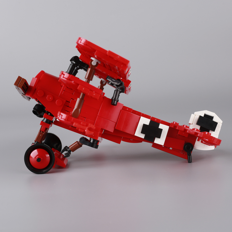 Fokker Dr-I WW1 Germany Military Weapons Fighter Building Blocks ...
