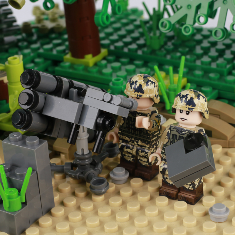 MOC Modern Ukraine Army Minifigs Building Blocks Camouflage Soldier ...