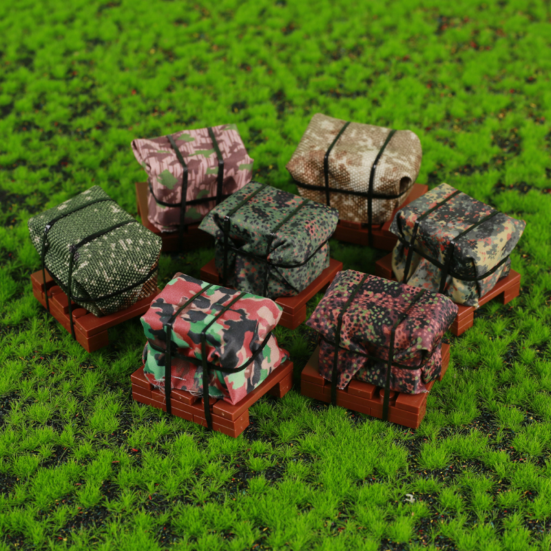 WW2 Military Airdrop Box Building Blocks Soldier Minifigs Germany ...