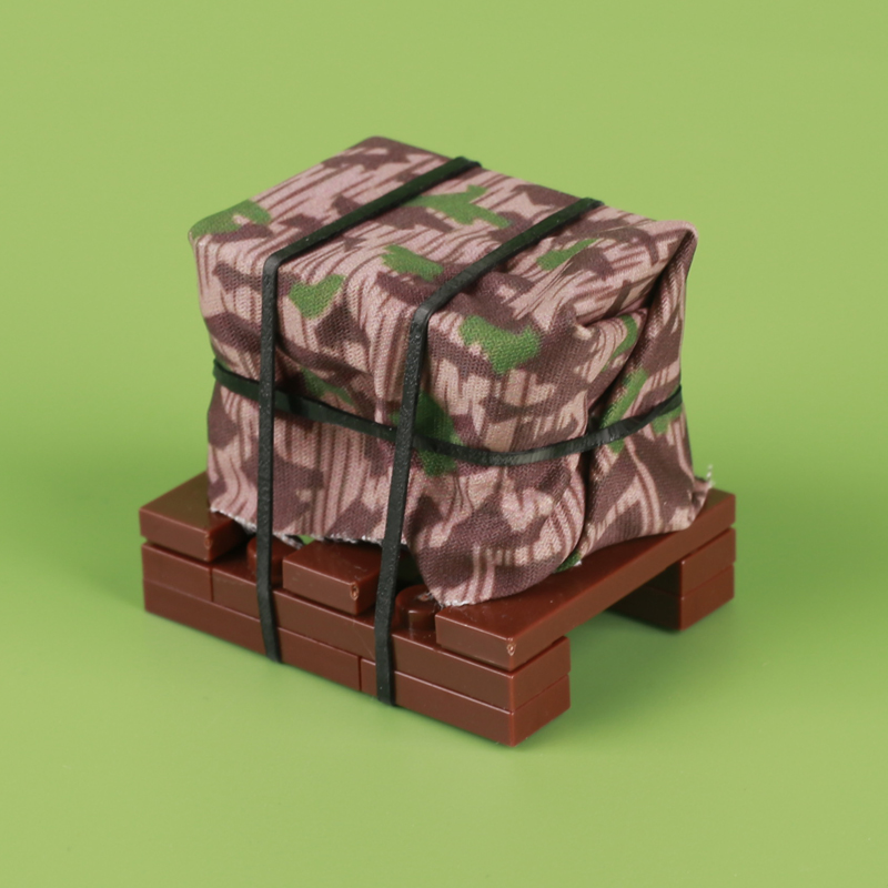 WW2 Military Airdrop Box Building Blocks Soldier Minifigs Germany ...