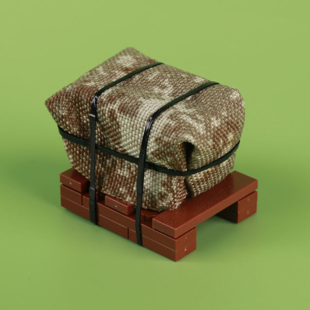 WW2 Military Airdrop Box Building Blocks Soldier Minifigs Germany ...