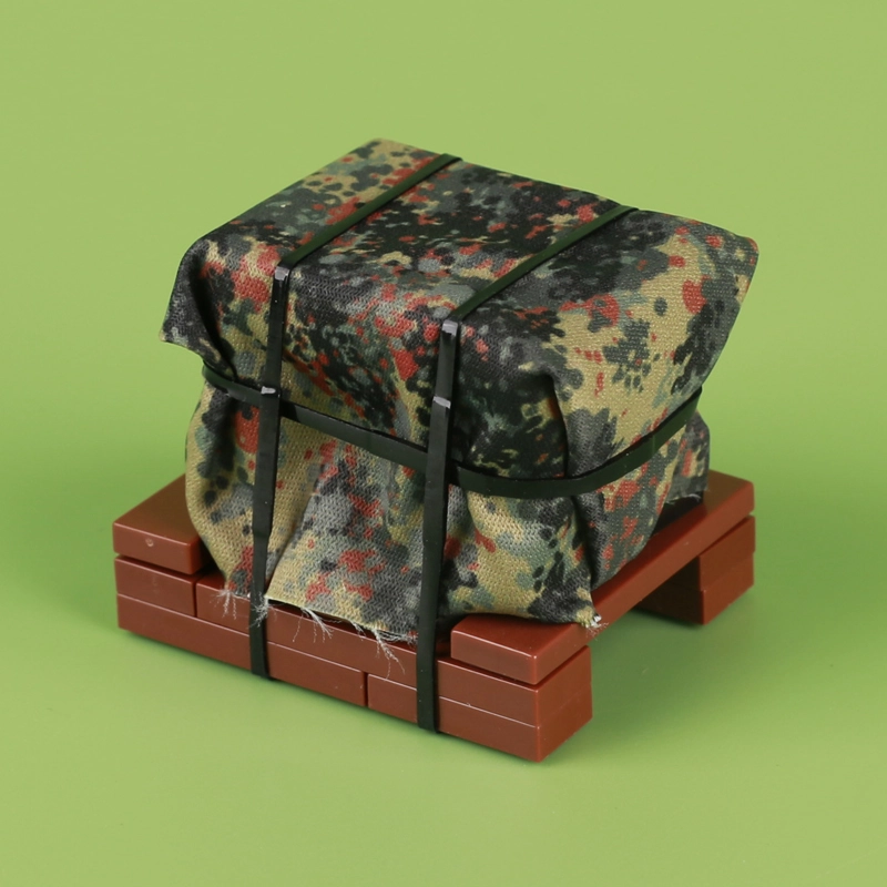 WW2 Military Airdrop Box Building Blocks Soldier Minifigs Germany ...