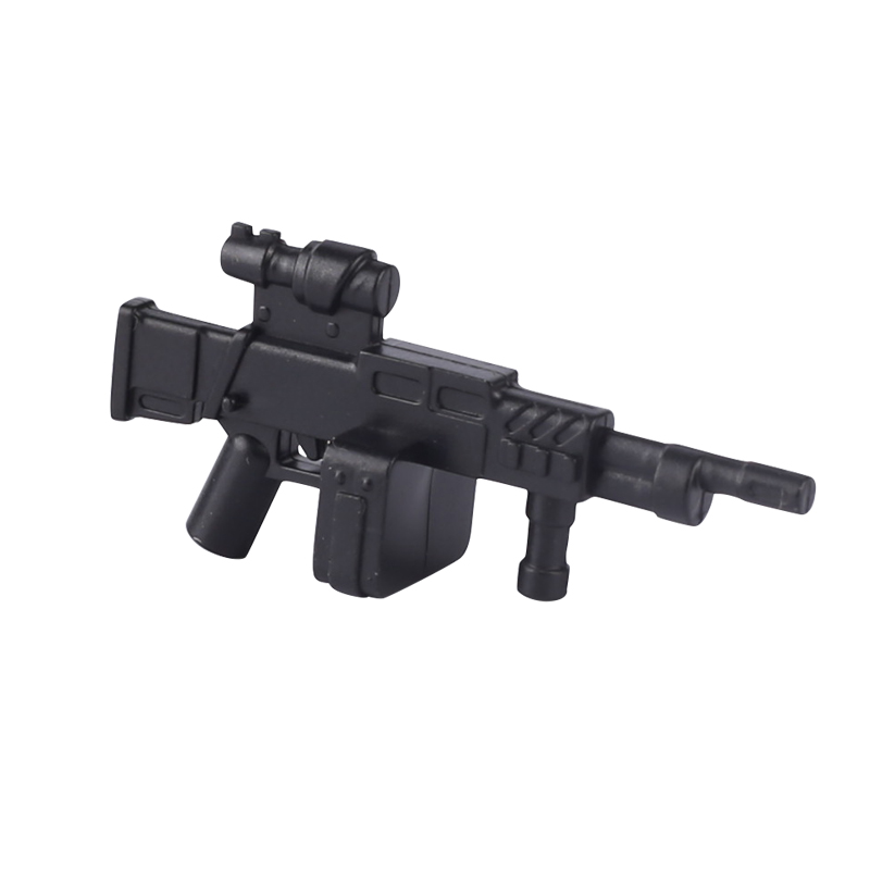 MOC WW2 Soldiers Minifigures Machine Guns Building Blocks Military ...