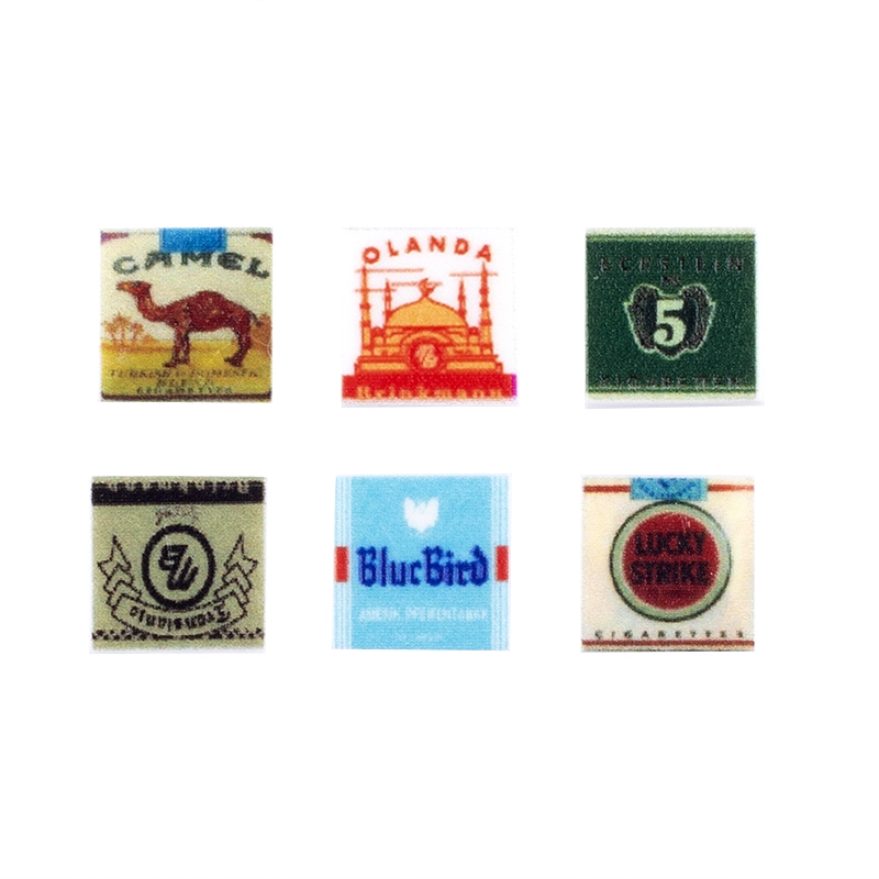 Cigarette Mini Part Printed Blocks Nicotine Minifigures Accessories Toy ...