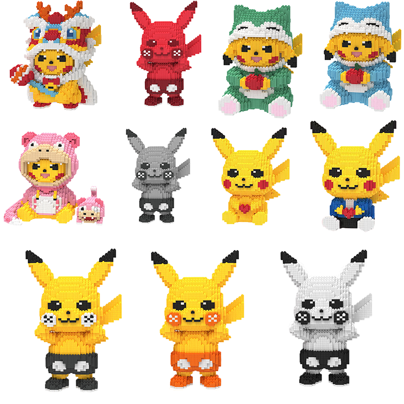 Create Your Own Pokemon Adventures with Pikachu Building Sets
