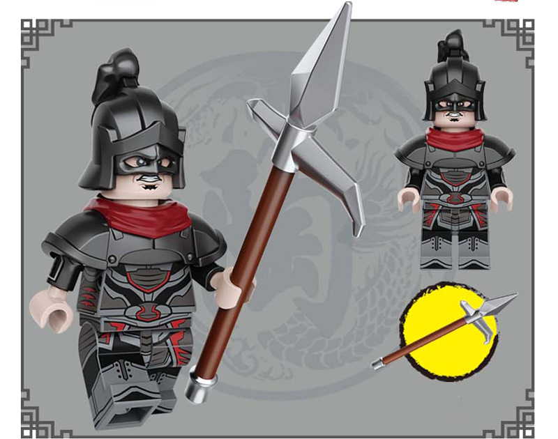Decool Chinese Ancient History Army Minifigs Armour Accessory Bricks
