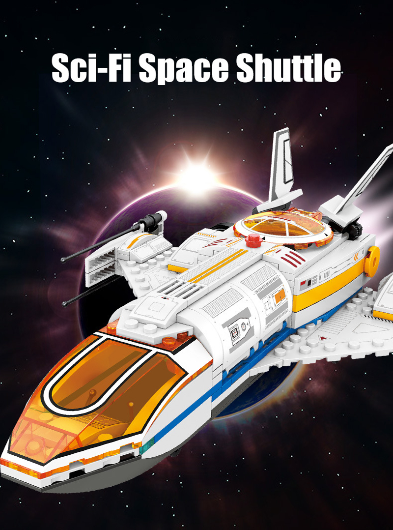 Spacecraft Model Building Blocks Accessory Exploration Figures Spaceship