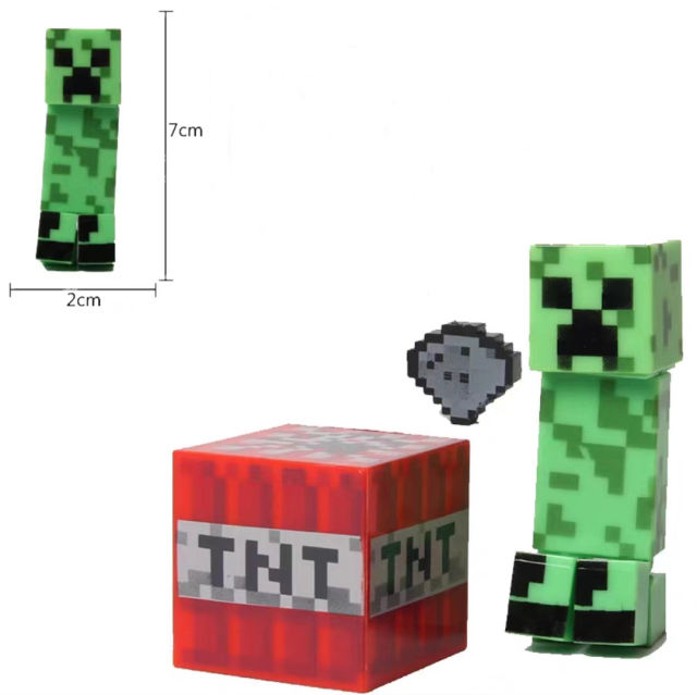 Minecraft Minifigs Building Blocks Compatible with LEGO NPC Toys Boy