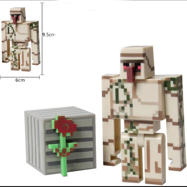 Minecraft Minifigs Building Blocks Compatible with LEGO NPC Toys Boy