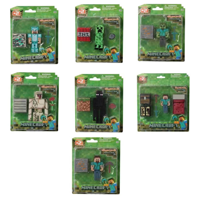 Minecraft Minifigs Building Blocks Compatible with LEGO NPC Toys Boy