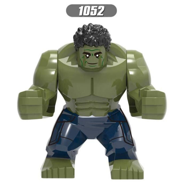 Superheroes Series Hulk Minifigs Bricks Accessories Iron Armored Toys