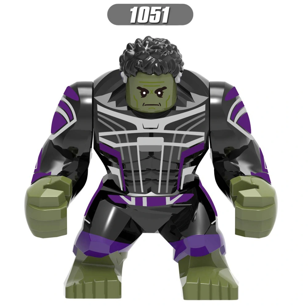 Superheroes Series Hulk Minifigs Bricks Accessories Iron Armored Toys