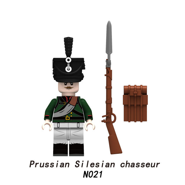 Napoleon Series Prussian Soldiers Minifigs Bricks Lanf Wehr Household
