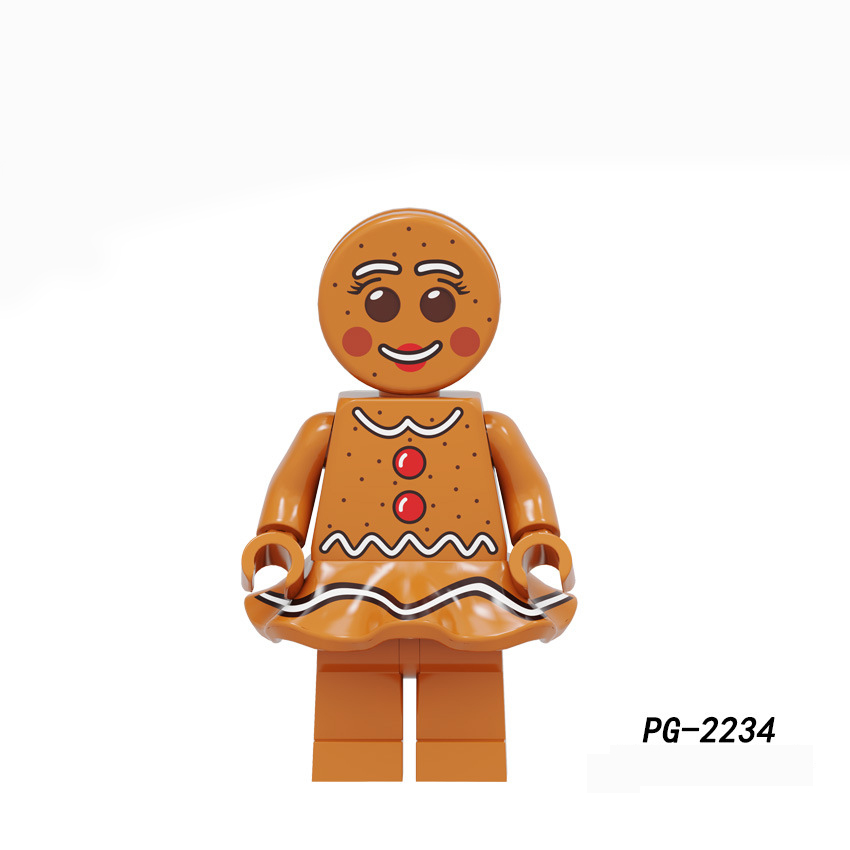 Sun Wukong Gingerbread Man Pizza Man Minifigs Bricks Golden Cudgel Boy