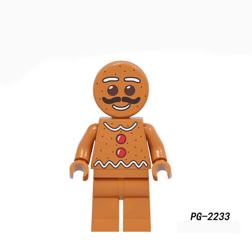 Sun Wukong Gingerbread Man Pizza Man Minifigs Bricks Golden Cudgel Boy