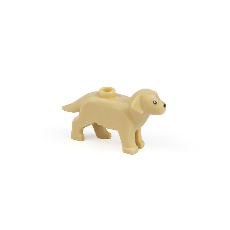 Animal Series Minifigs Dog Labrador Golden Retriever Bricks Toys Gift