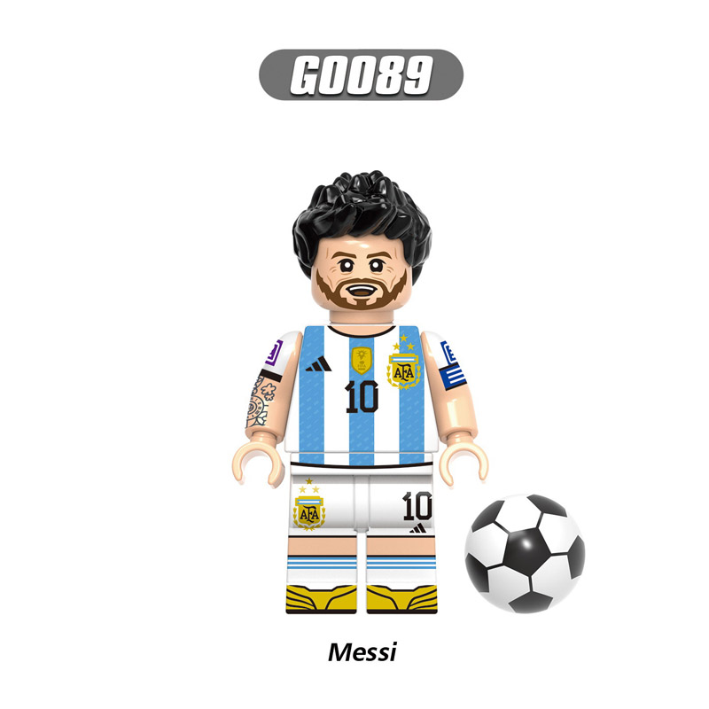 World Cup Soccer Match Player Minifig Bricks Ronaldo Maradona Casemiro