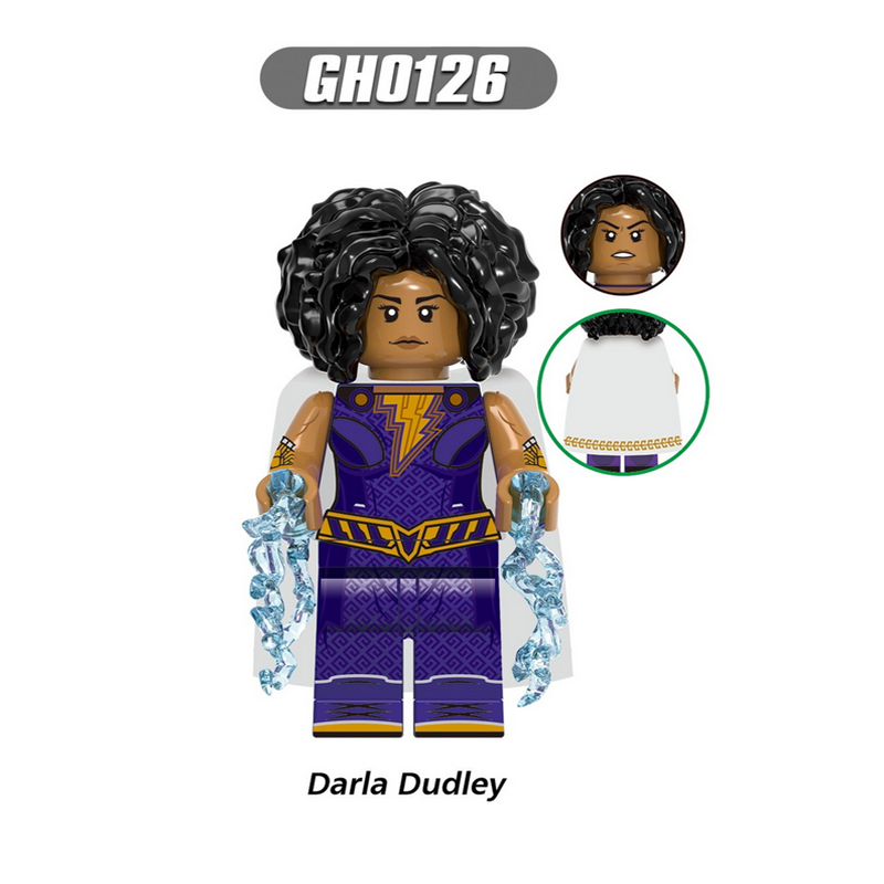 Superheroes Series Shazam Family Minifigs Bricks Captain Marvel Toys