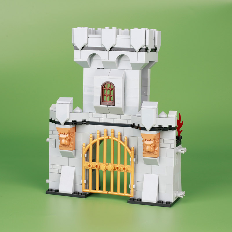 Medieval Series Military Castle City Wall Bricks Accessories Compatible