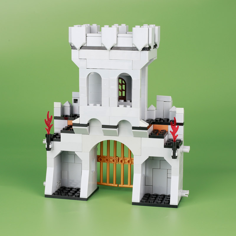 Medieval Series Military Castle City Wall Bricks Accessories Compatible