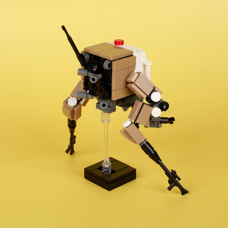 MOC Military Armed Mech Robot Corps Cubot Creative Building Block Toys