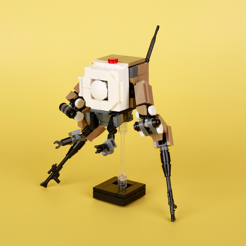 MOC Military Armed Mech Robot Corps Cubot Creative Building Block Toys