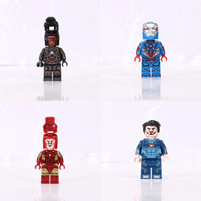 Marvel Superhero Iron Man Minifigs Bricks Accessories DC Compatible