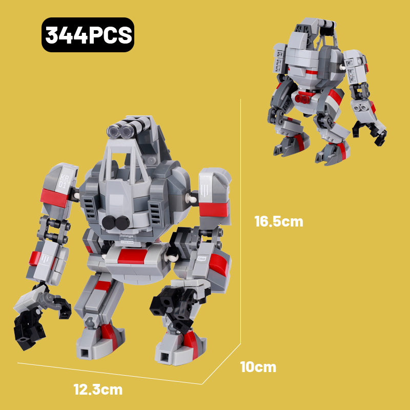 Manned Mecha Robot Bricks Minifigs Accessories Compatible Toy Children