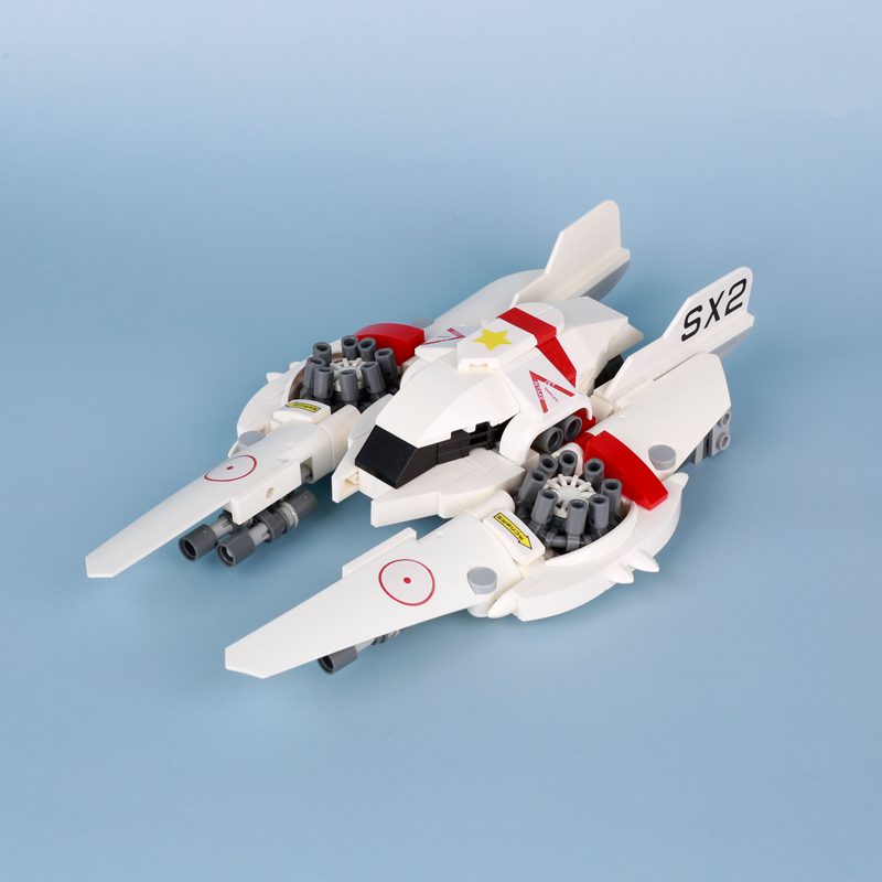 MOC Science Fiction Fighter Bricks Minifigs Model Boys Childrem Toy