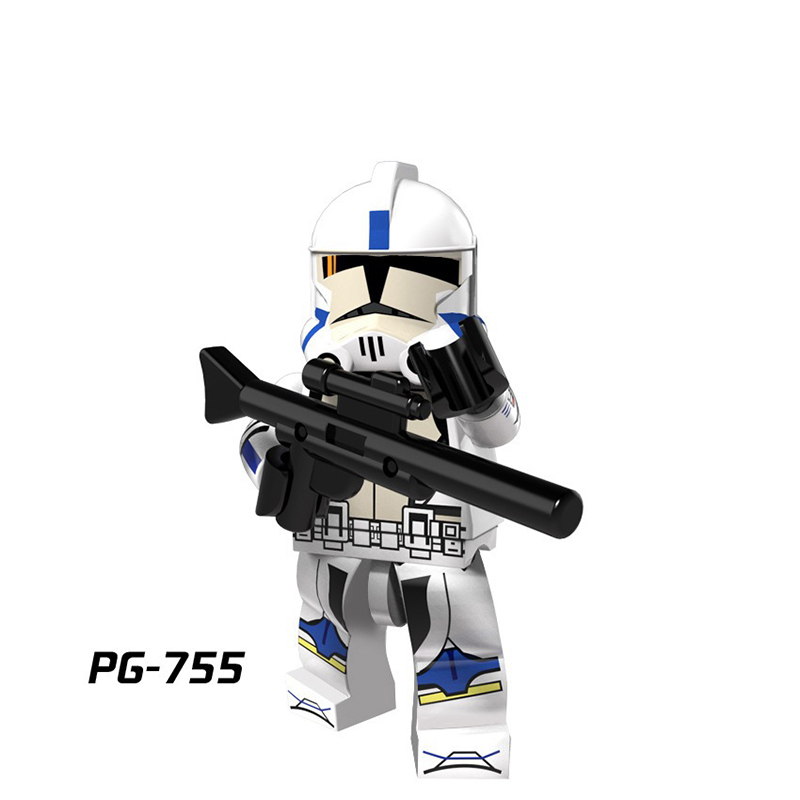 American Movie Star Wars Clone Soldier Militrary MiniFigs Assembly Toys