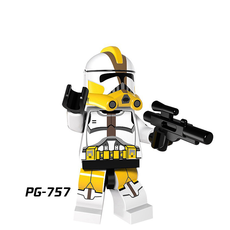 American Movie Star Wars Clone Soldier Militrary MiniFigs Assembly Toys