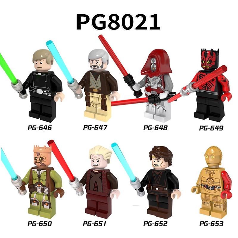 PG8021 Star Wars Series ObiWan Movie Minifigs Assembling Action Block
