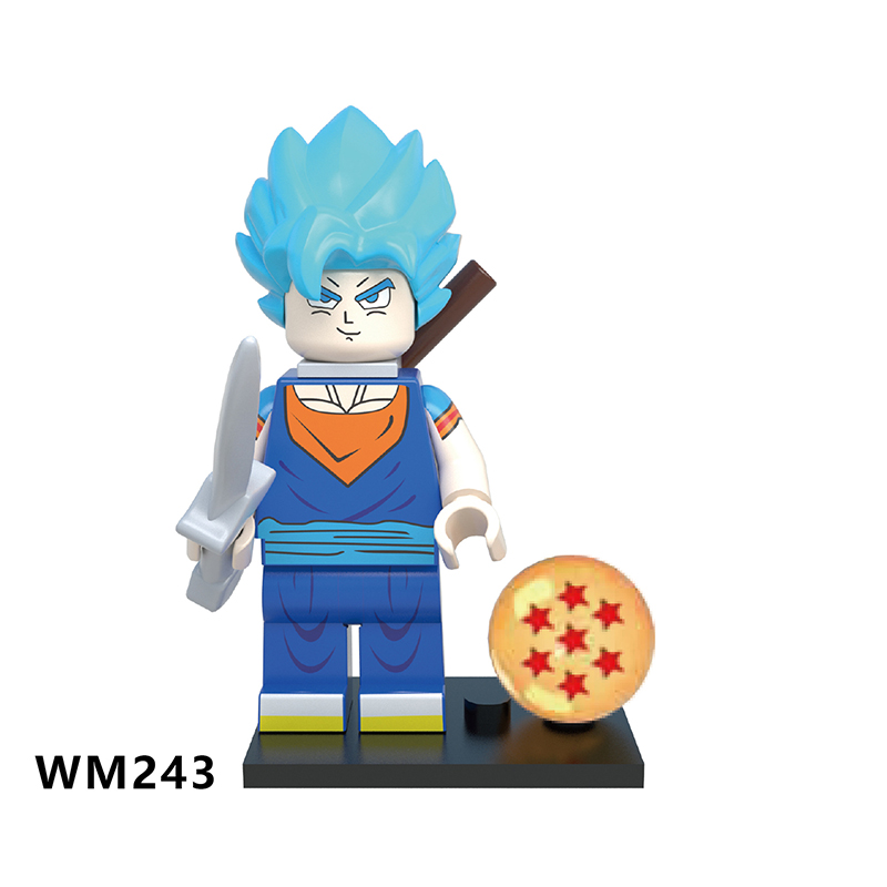 Japan Anime Dragoned Ball Tranx Son Goku Bricks Kids Toys Compatible