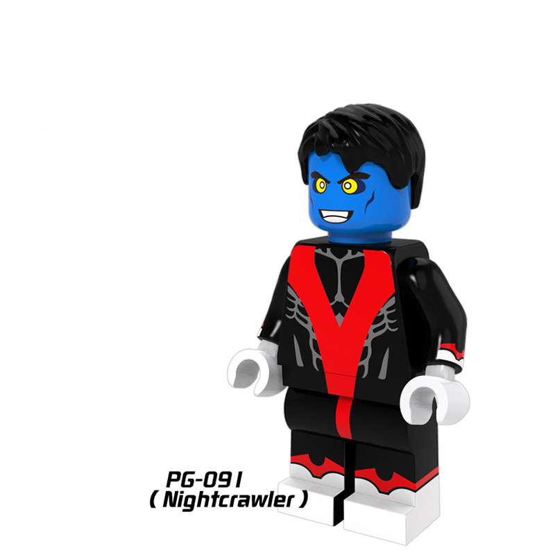 New Marvel Superhero Nightcrawler Magneto Mini Kits Toys Action Figures