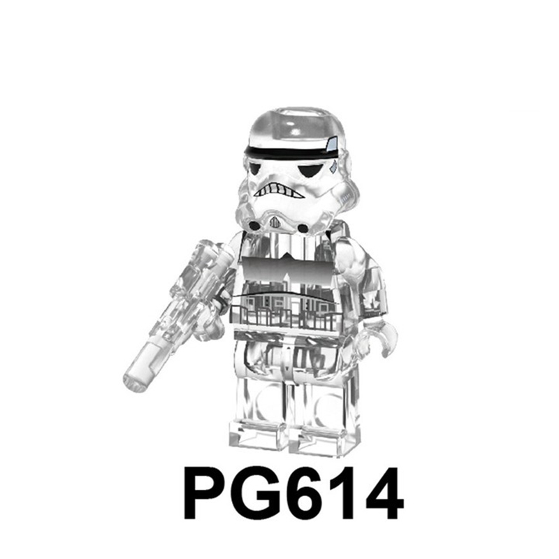 Star Wars Series Minifig Bricks Luke Palpatine Trooper Spark Children