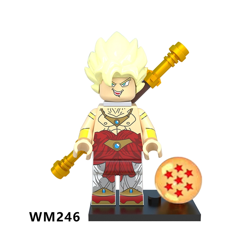 Japan Anime Dragoned Ball Super Saiyaned Bricks Kids Toys Compatible