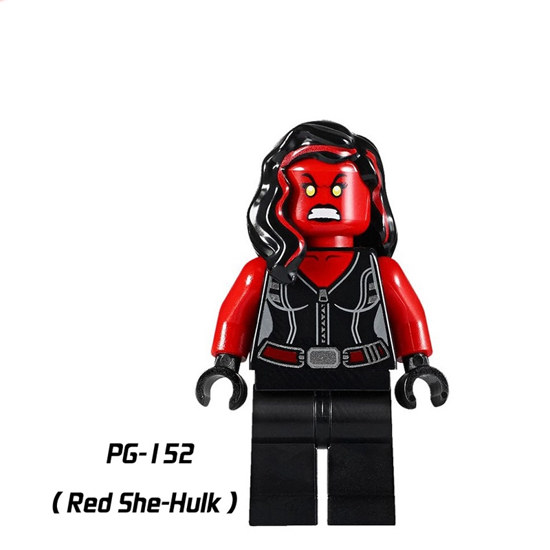 Avengers Alliance Superhero Hammer She-hulk Model Kids Kits Compalible