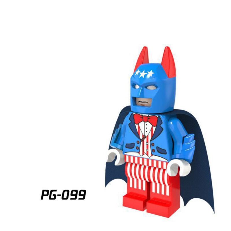 American Superhero Anime Batman Compatible Kids Bricks Decorecation Kits