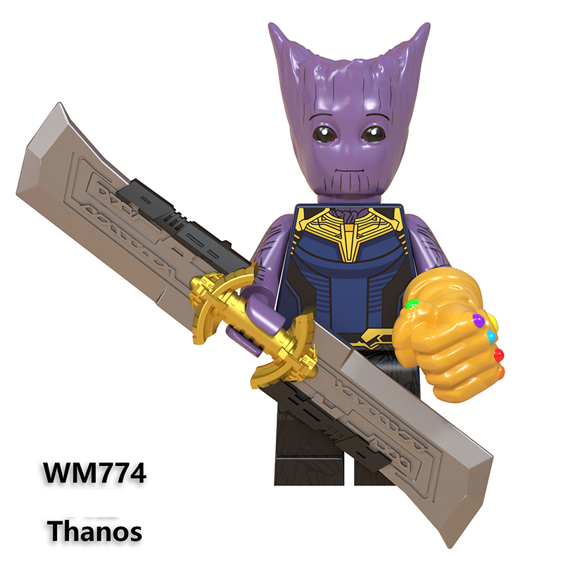 Superhero Series Deadpool Bucky Thor With Bathrobe Assemble Kids Bricks