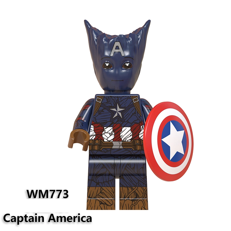 Superhero Series Deadpool Bucky Thor With Bathrobe Assemble Kids Bricks