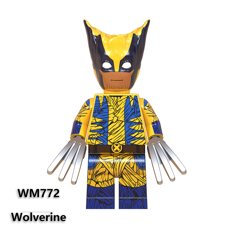 Superhero Series Deadpool Bucky Thor With Bathrobe Assemble Kids Bricks